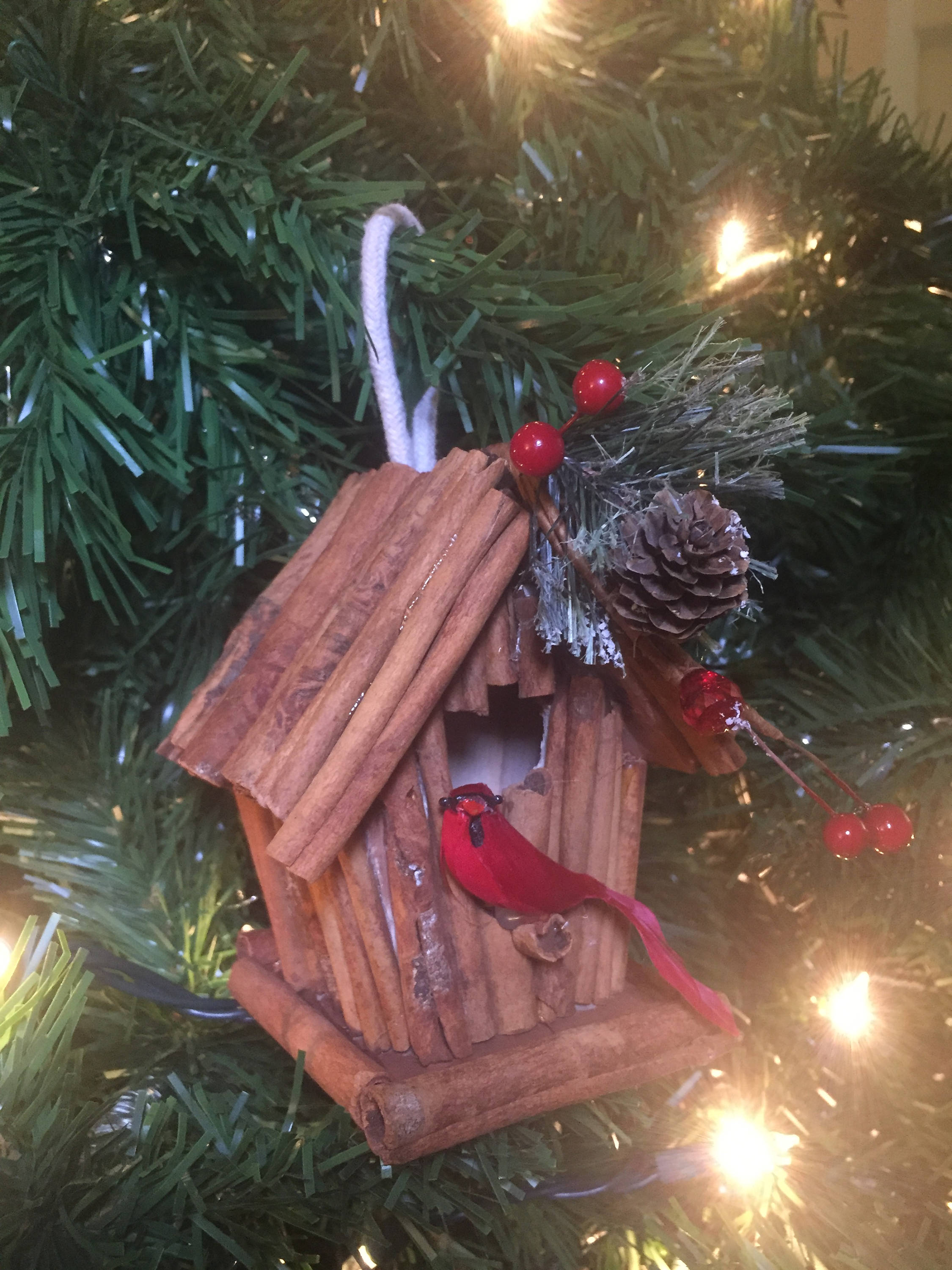 Handmade Christmas Cinnamon Birdhouse - Etsy