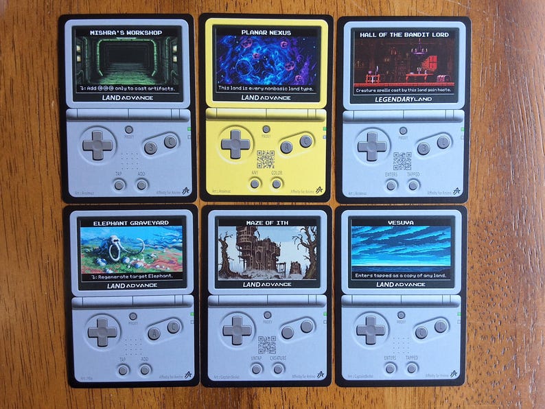 Pixel Video Game Colorless Lands - Etsy Norway