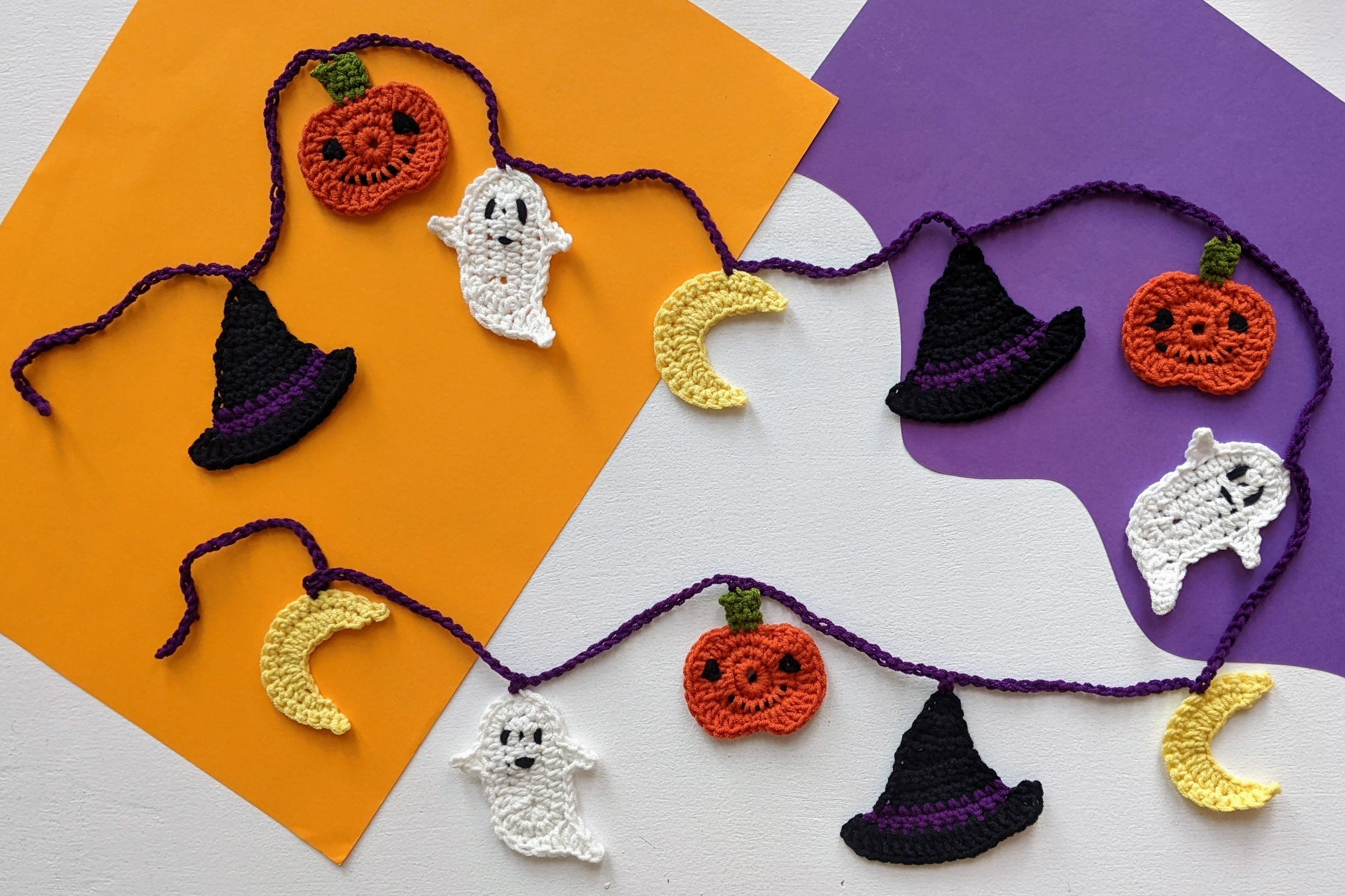 Spooky Bunting Digital Crochet Pattern Halloween - Etsy