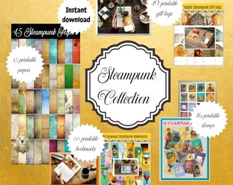 Steampunk Gift Tags - Etsy