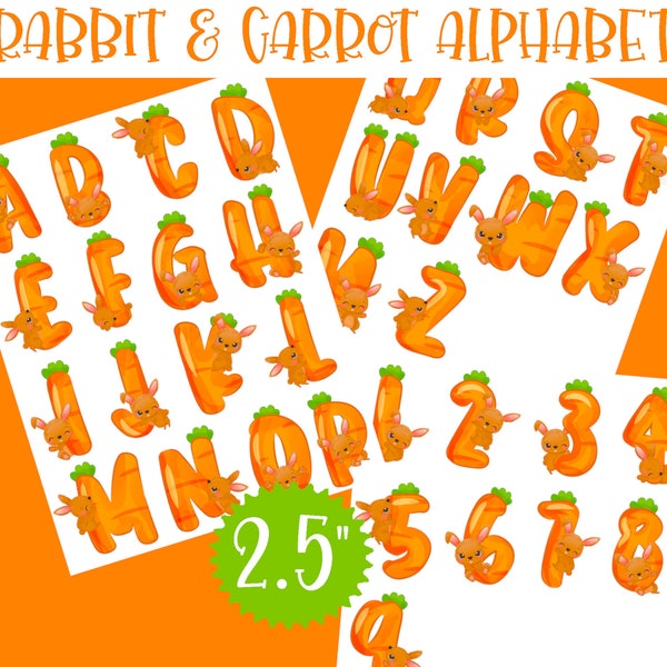Easter Alphabet - Etsy