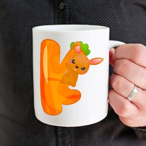 Easter Alphabet, Bunny Rabbit and Carrot Printable and Cricut Alphabet ...