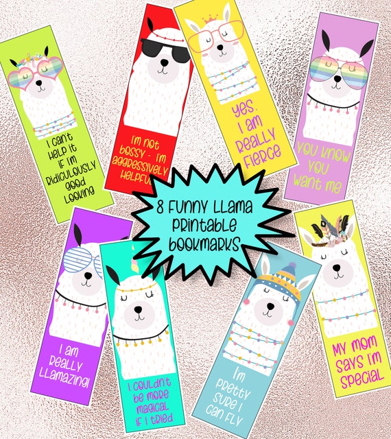 Funny Printable Bookmarks