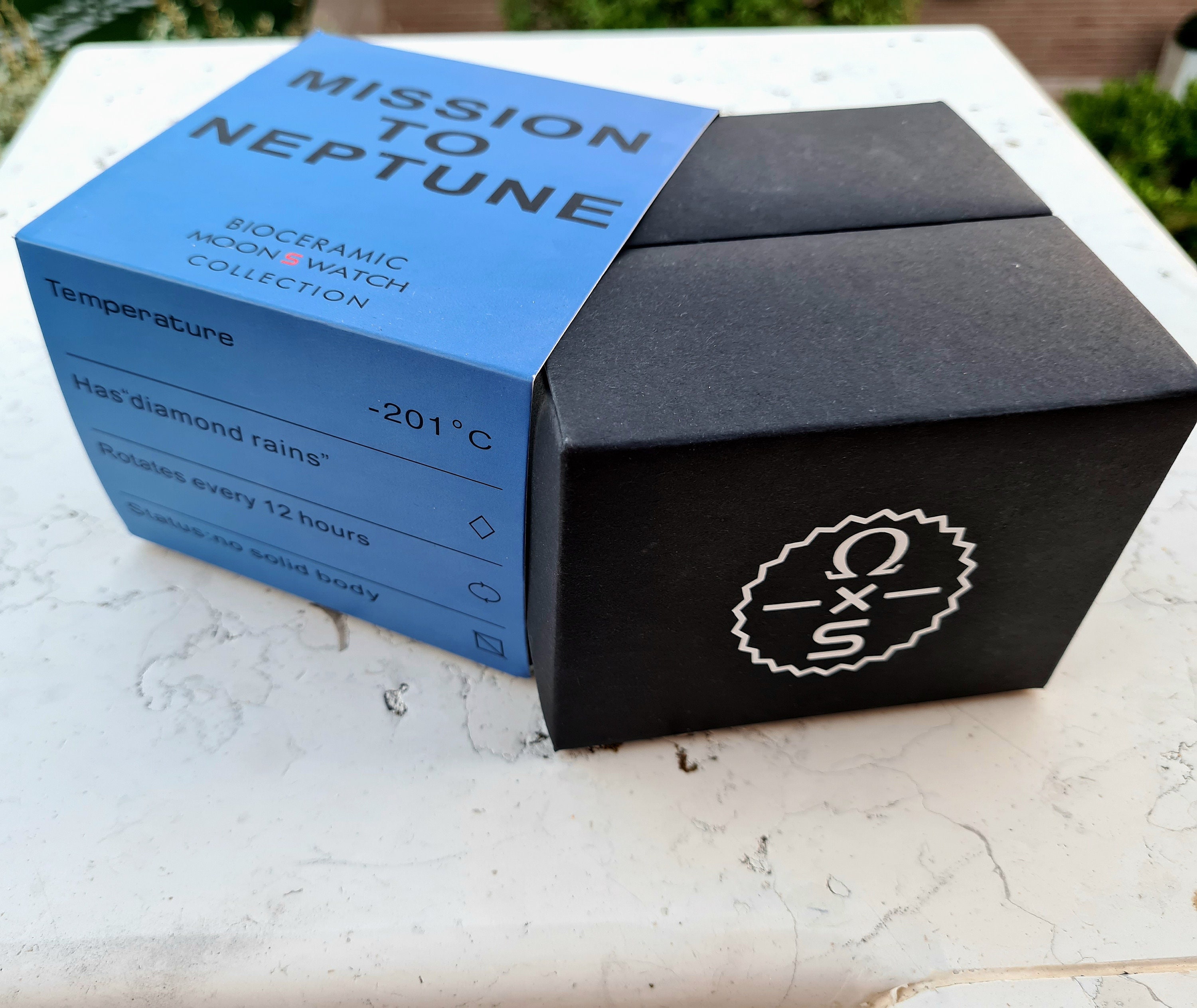 Omega X Swatch BIOCERAMIC Mission to Neptune Speedmaster NEW - Etsy