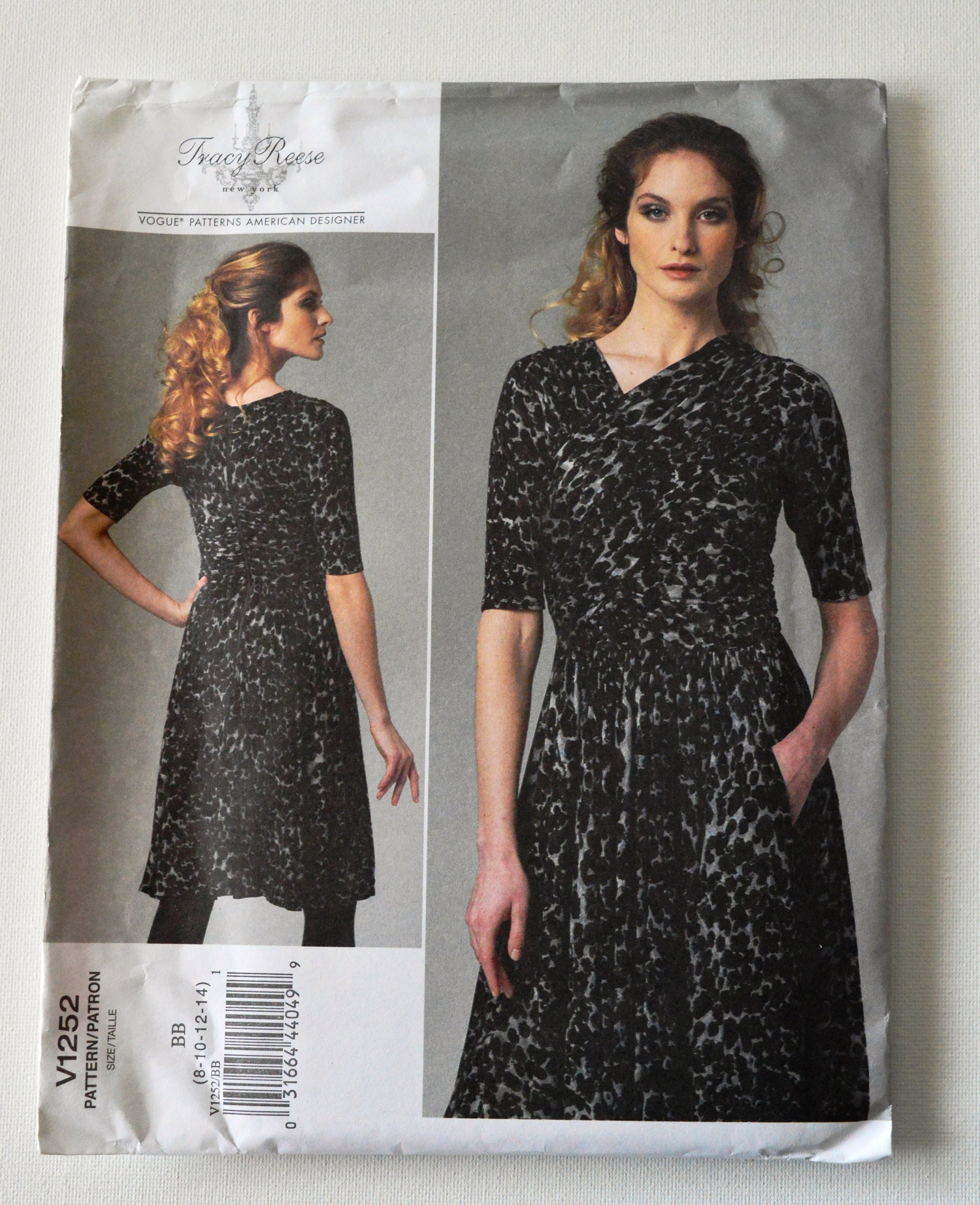 Vogue 1252 Tracy Reese Dress Pattern Designer Sewing Pattern - Etsy