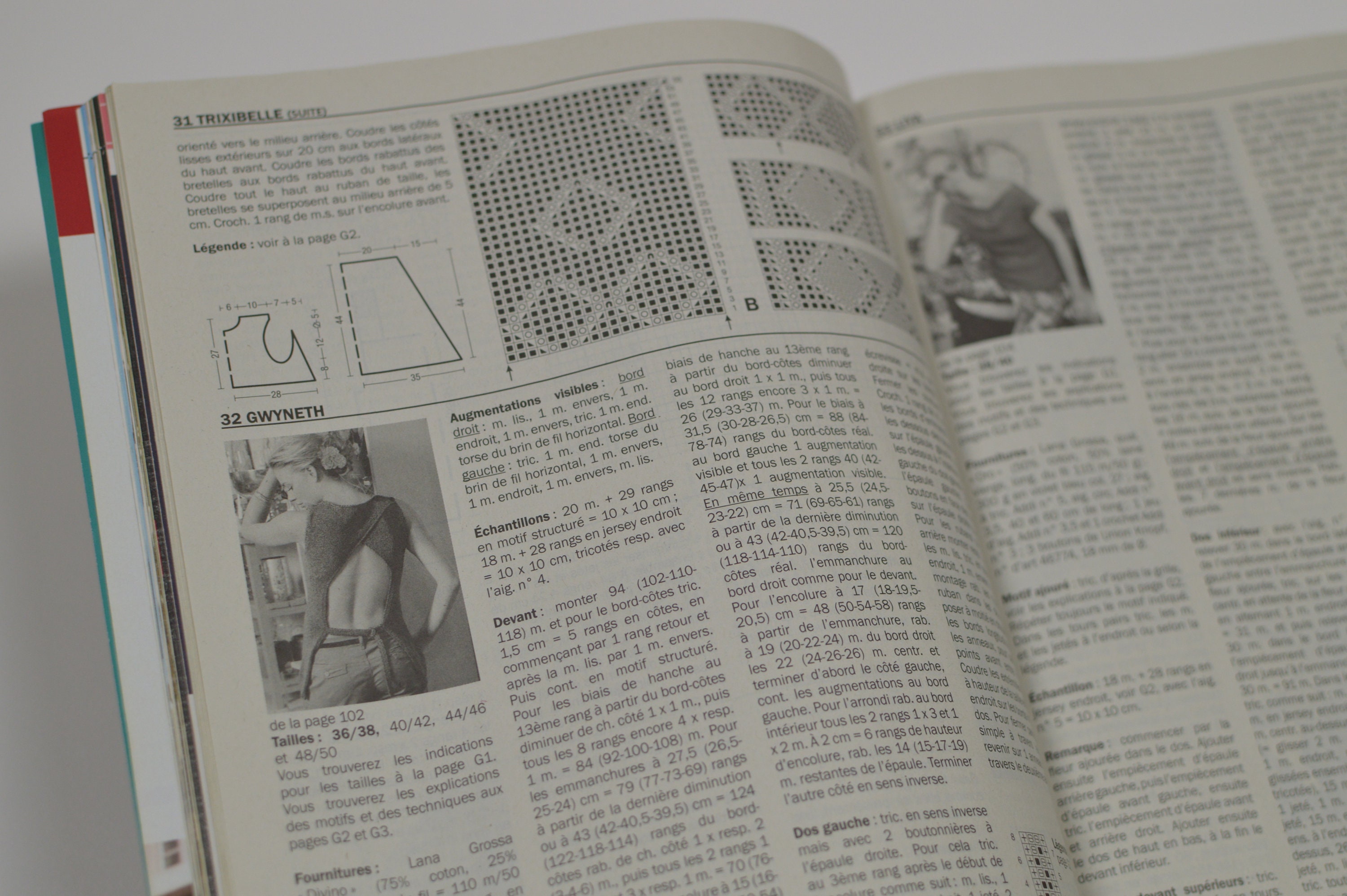 FRENCH Knitting Magazine With Patterns, Burda Tricot No 6 Pubished in ...