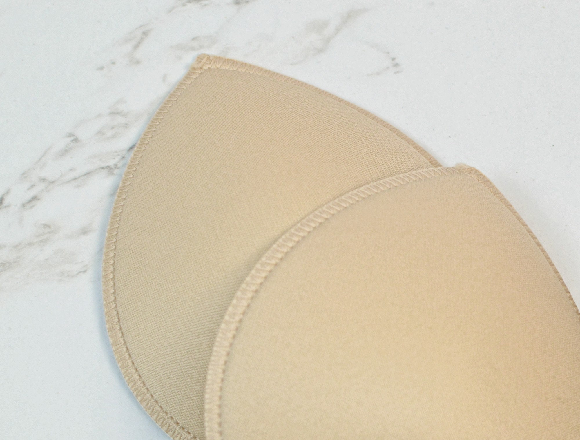 Tear Drop Bra Cups Beige Or Black Molded Cups Bra Inserts Etsy