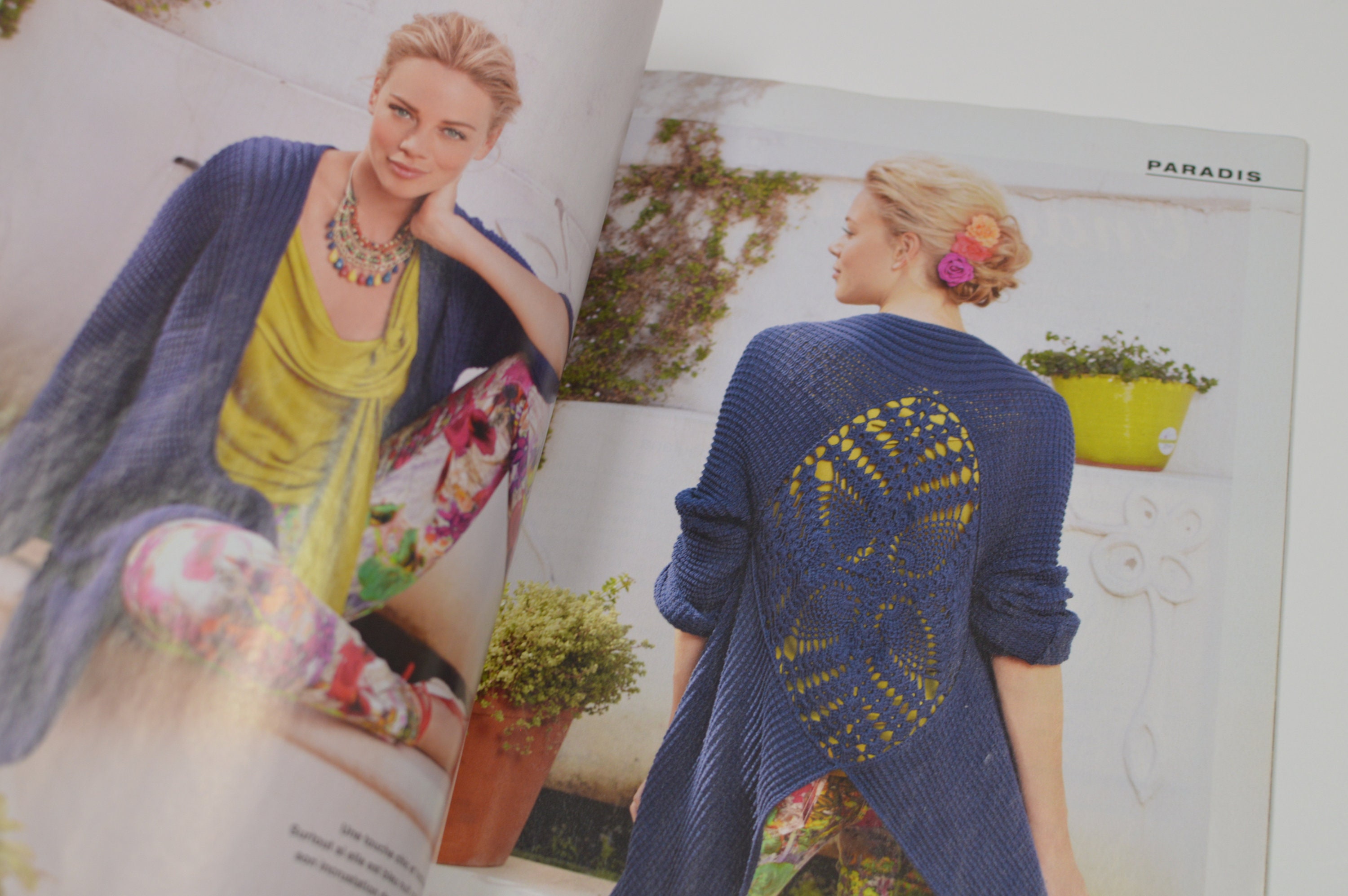 FRENCH Knitting Magazine With Patterns, Burda Tricot No 6 Pubished in ...