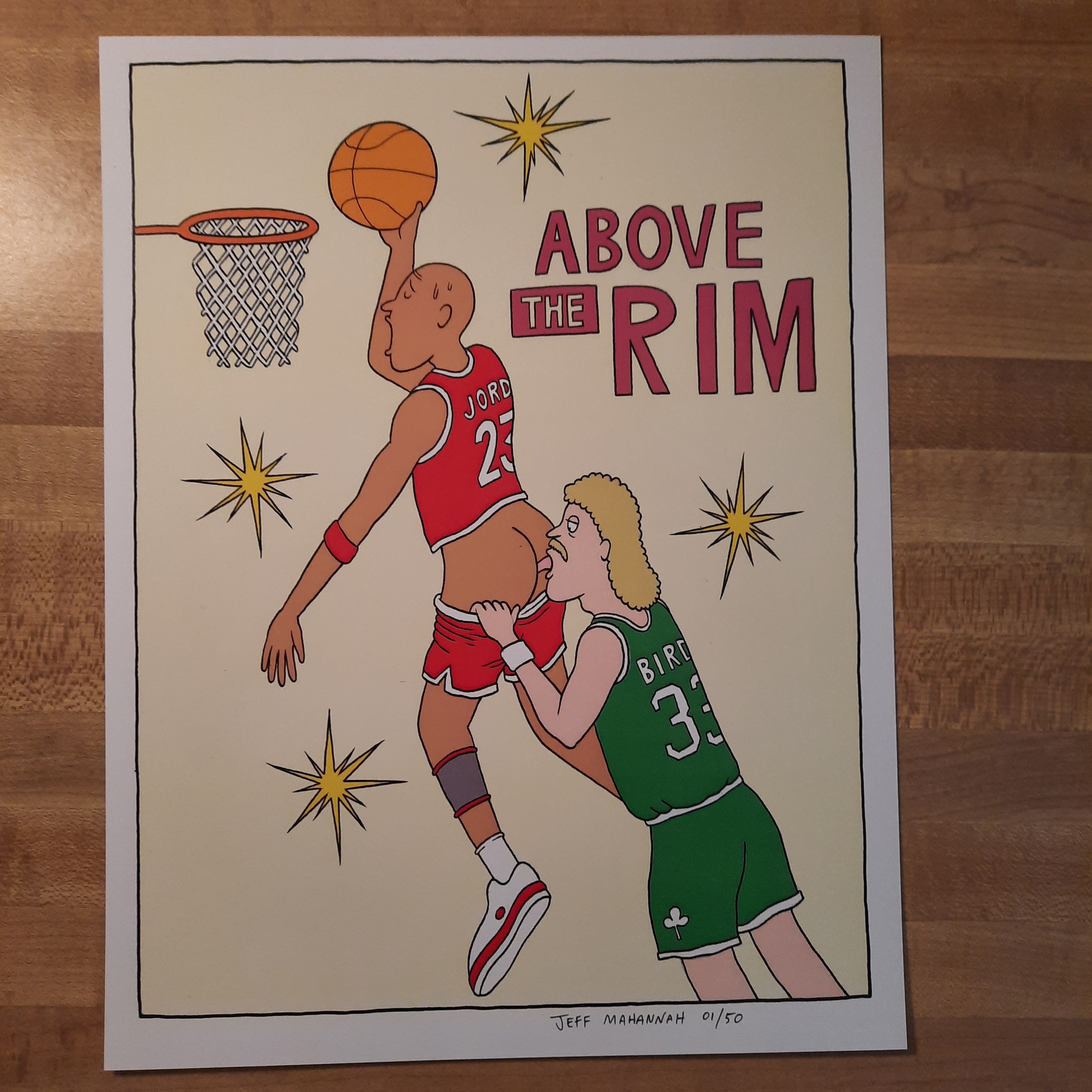 Above the Rim Print - Etsy
