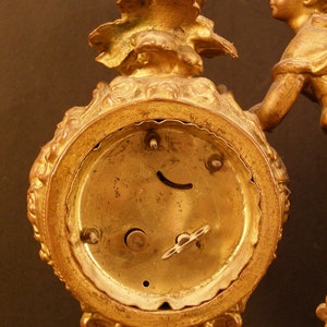 19th C Bronze Girl Figurine Woman Sculpture Lady Statue Mantle Shelf ...