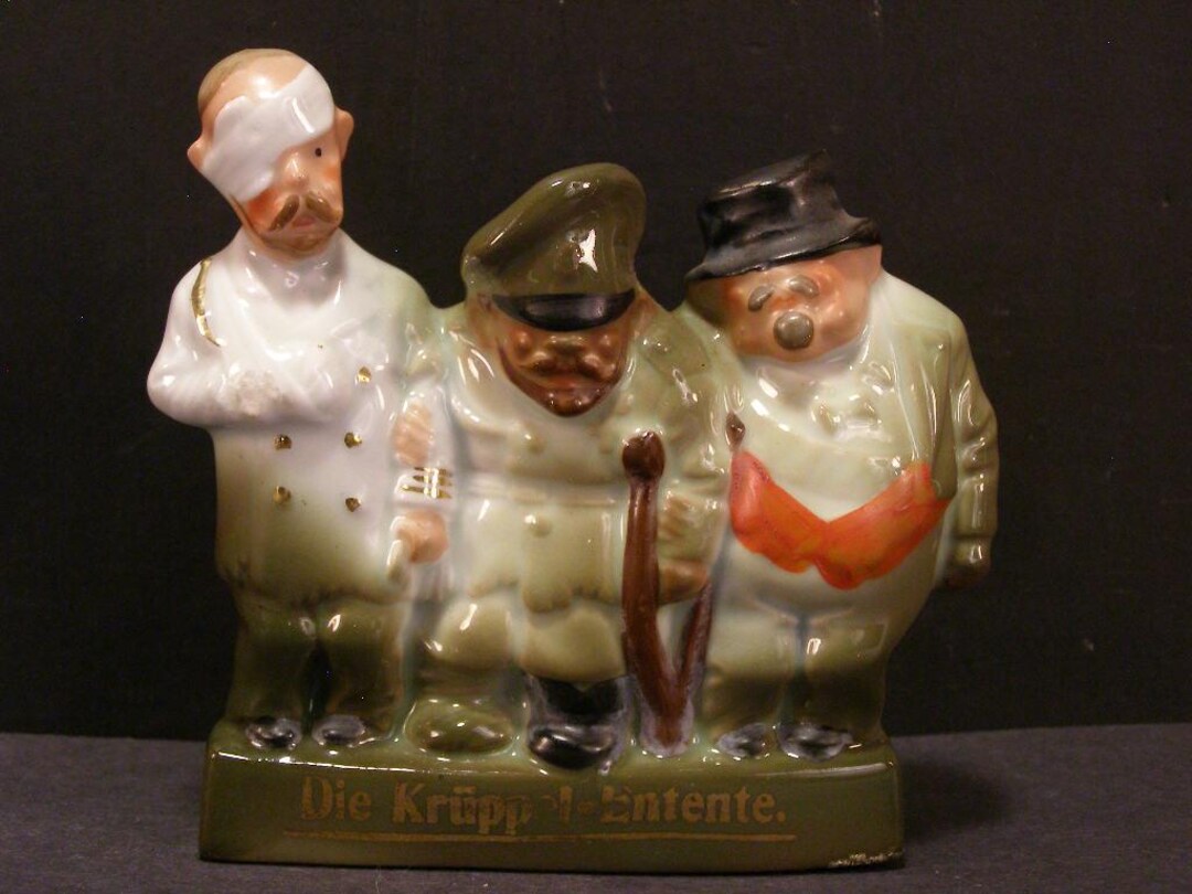 RARE German Schafer Vater WW1 Figure Figurine Statue Sculpture Match ...