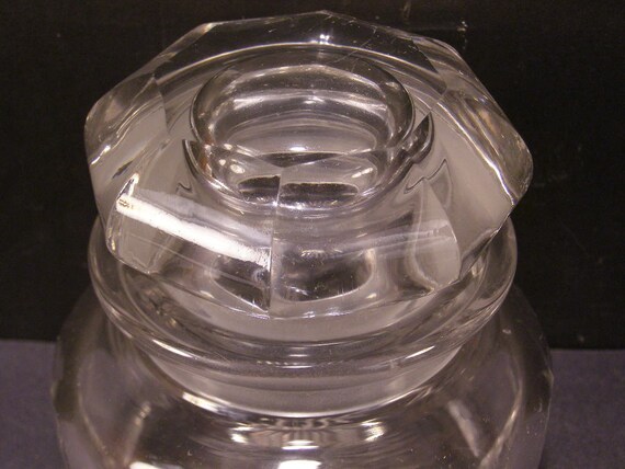Collectibles Collectible Glass Antique Colonial Apothecary Jar Heisey ...