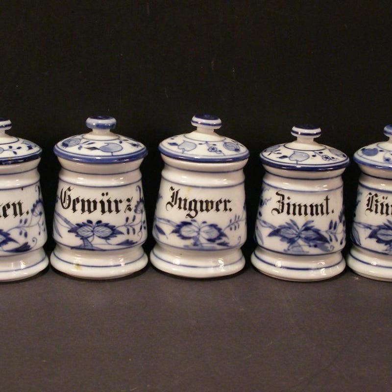 German Spice Jars - Etsy