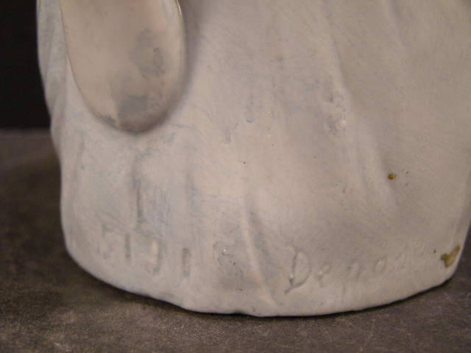 Antique French Depose Porcelain Man Scythe Figure Milk Pitcher Tankard ...