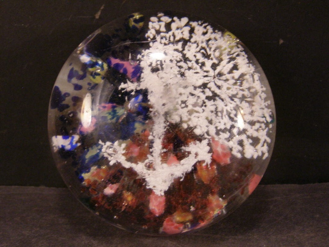 Rare 1912 SIGNED Thomas ~WEBB~ Millefiori Navy Anchor Art Glass ...