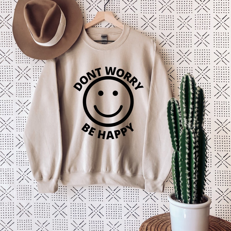 Happy Sweatshirt - Etsy