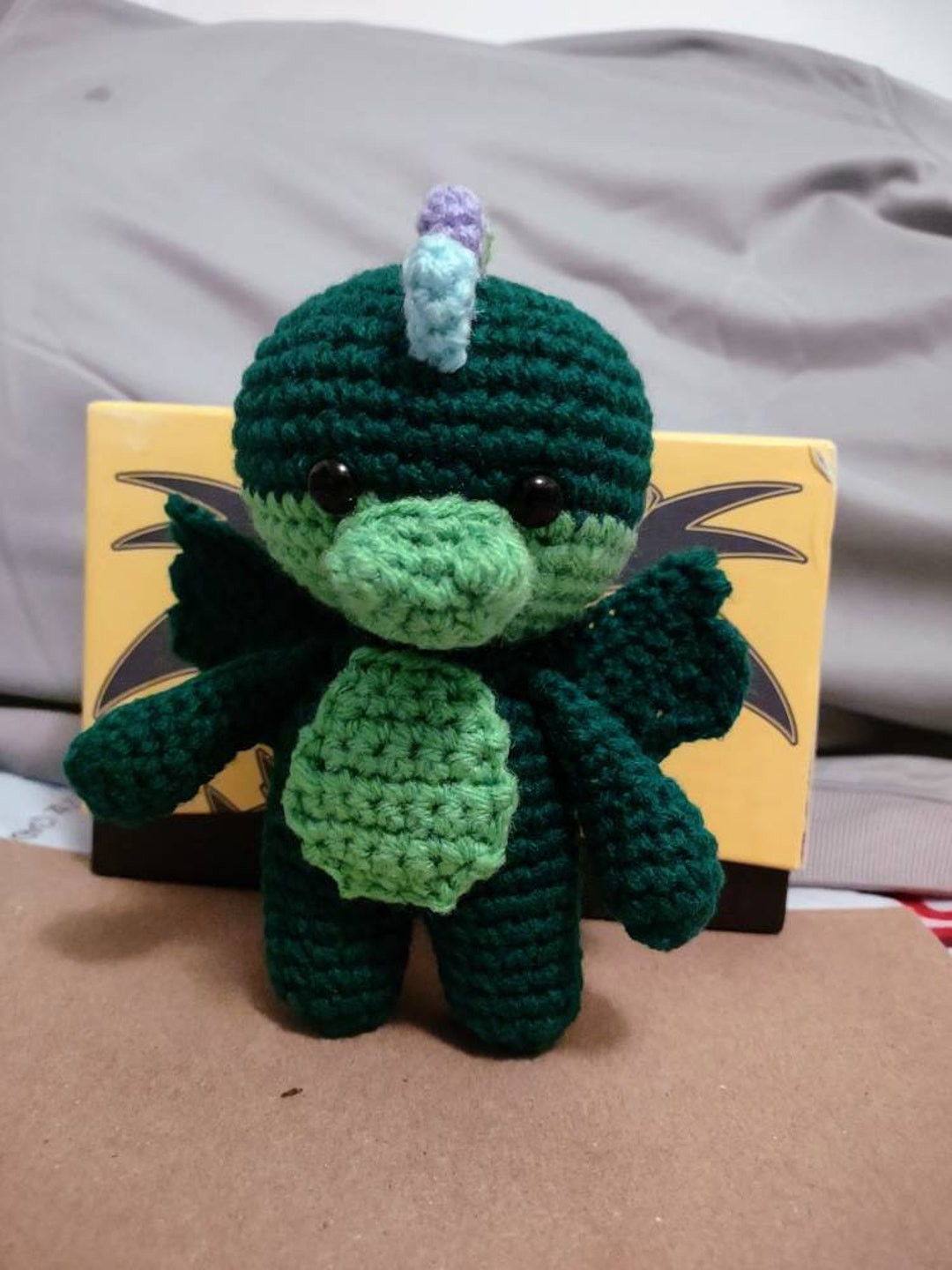 Crochet Small Dragon Plush Finished Stuffed Toy Birthday/ Baby Gift - Etsy