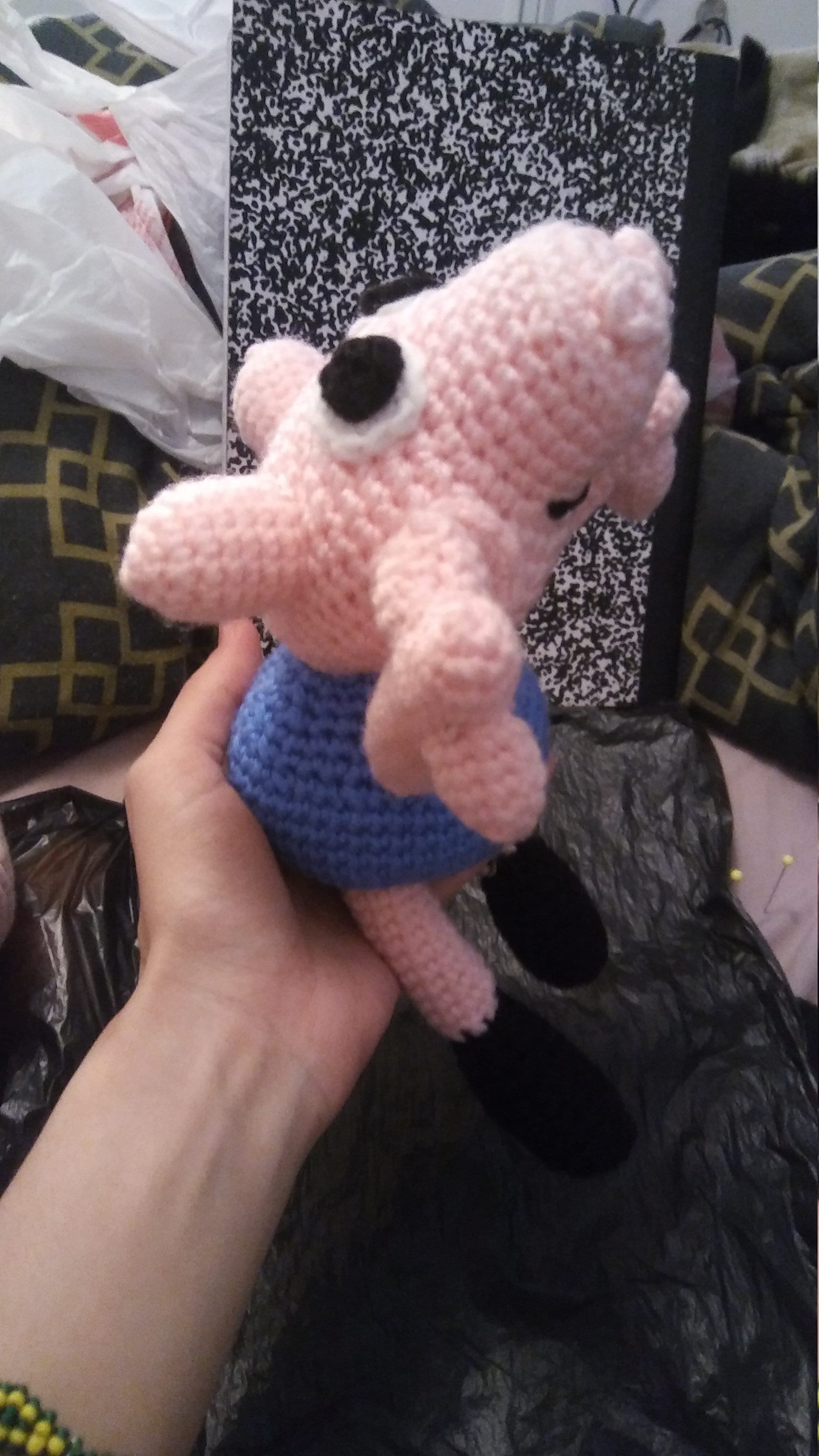 Crochet George Pig Plush peppa Pig's Little Brother or | Etsy