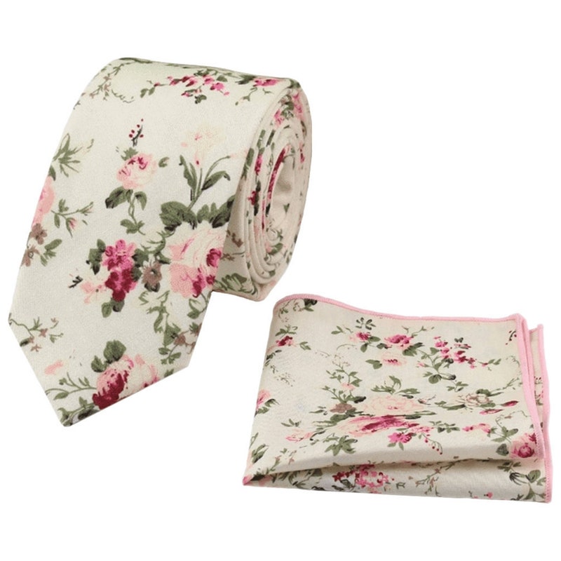 Floral Wedding Tie - Etsy