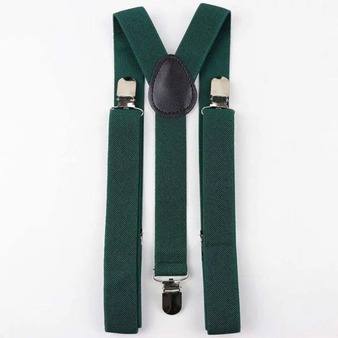 Gilbert Emerald Green Adult Vintage Braces - Etsy