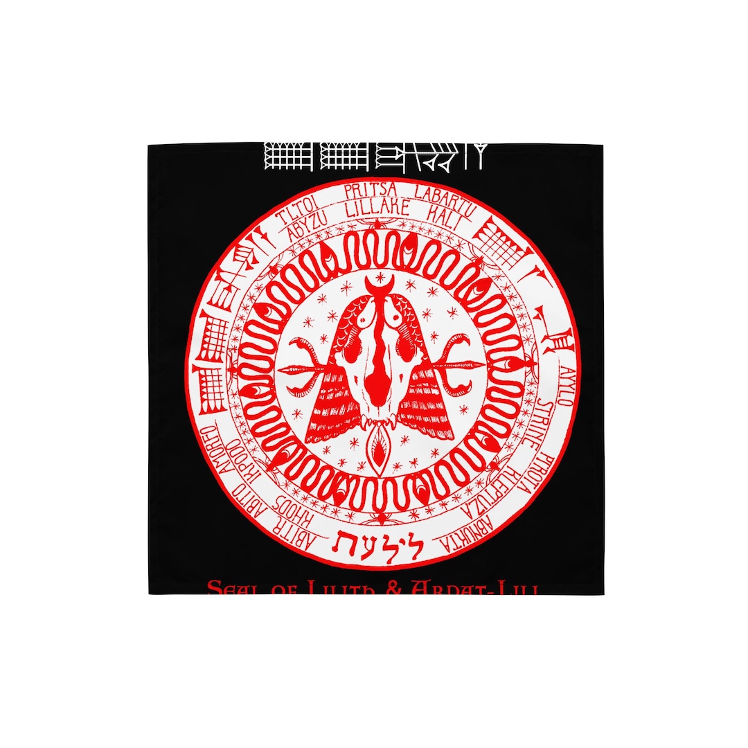 Babylonian Altar Cloth - Sigil of Lilith & Ardat Lili - Etsy