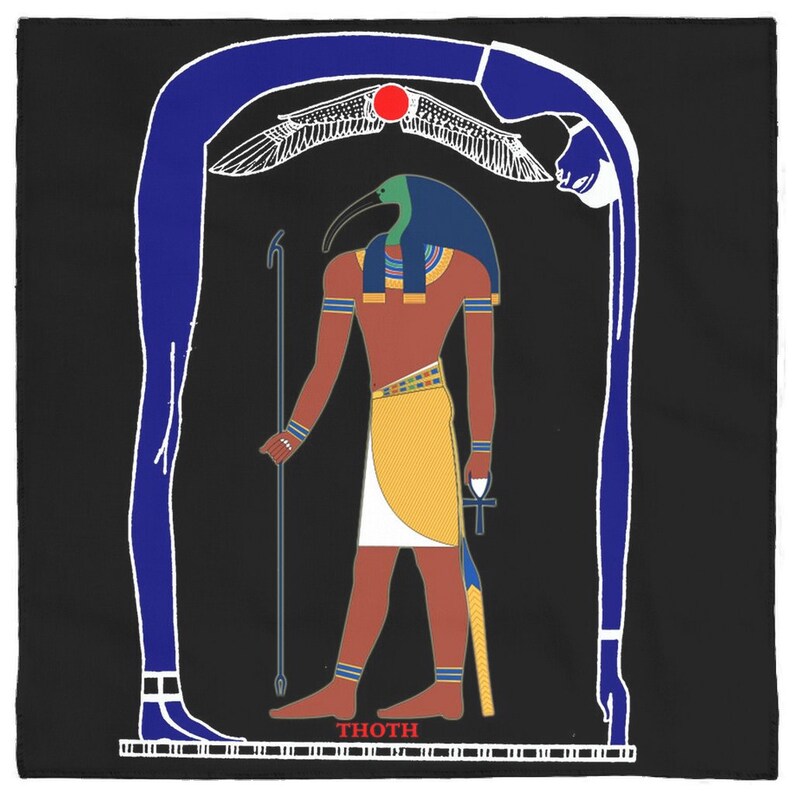 Thoth God of Wisdom and Magick Altar Cloth - Etsy