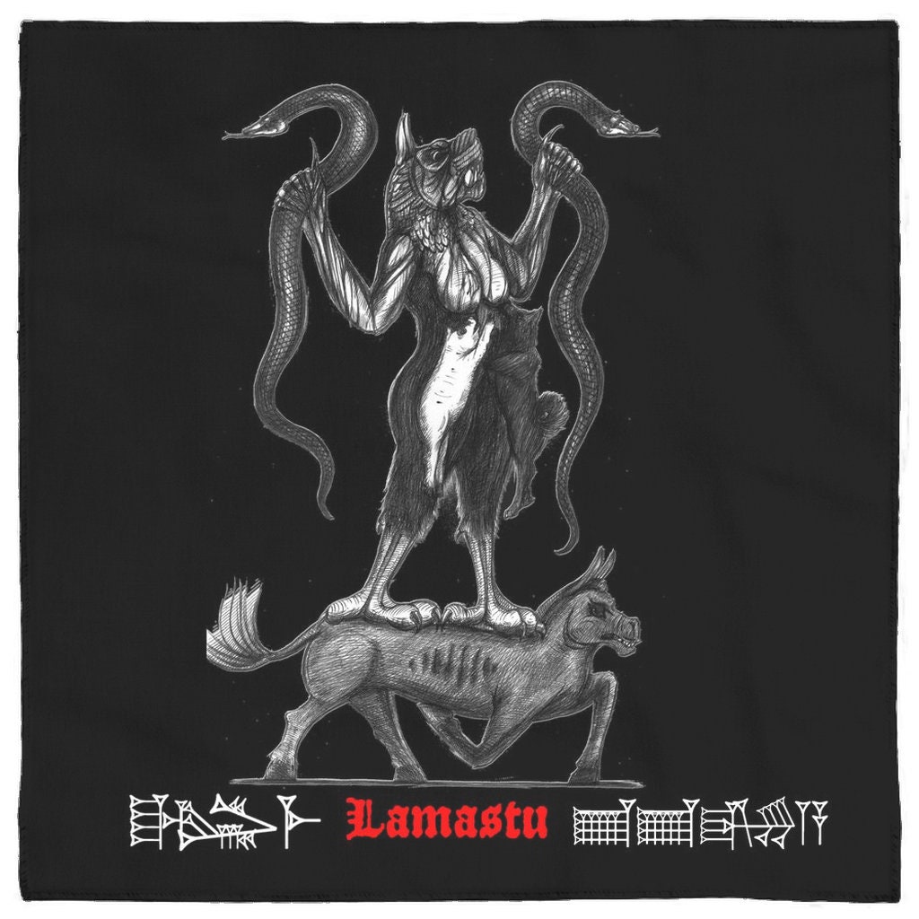 Lamastu Babylonian Demoness Altar Cloth - Etsy