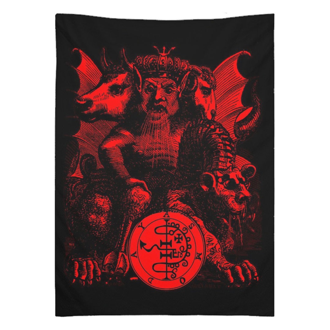 Asmodeus Goetic Demon King Tapestries - Etsy
