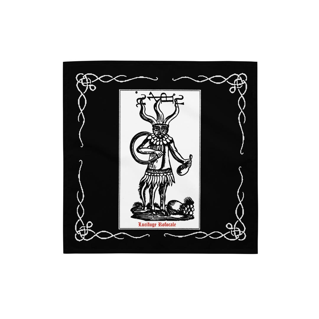 Demon Altar Cloth - Lucifuge Rofocale Grand Grimoire - Etsy