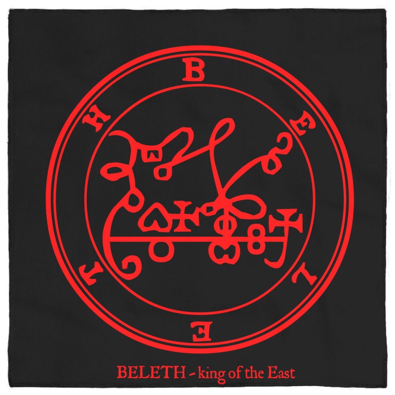 Goetia Altar Cloth Beleth Demon King of the East Sigil - Etsy