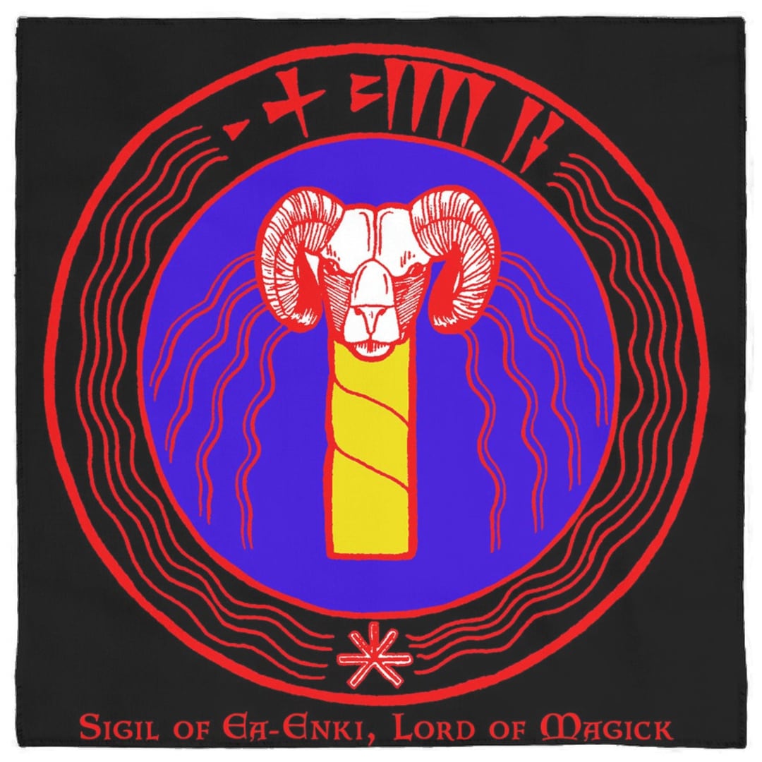 Babylonian Altar Cloth Ea Enki God of Magick - Etsy UK