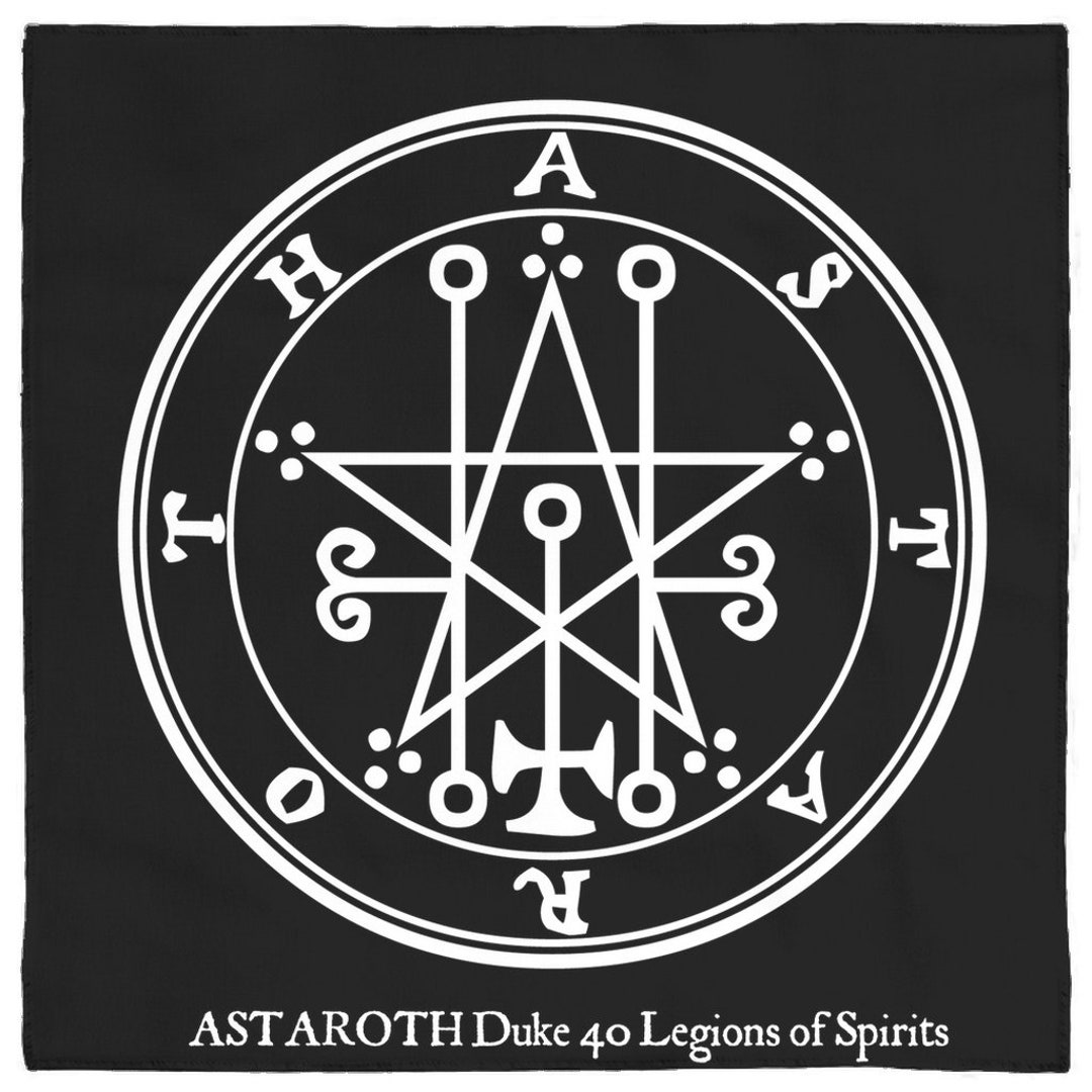 Sigil of Astaroth Goetia Altar Cloth - Etsy