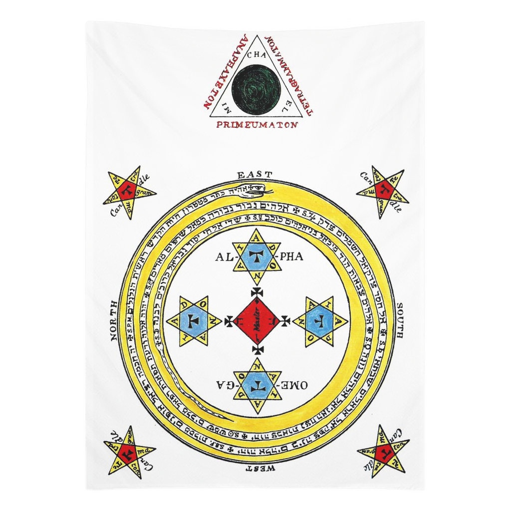The Magical Circle of King Solomon goetia Tapestries - Etsy