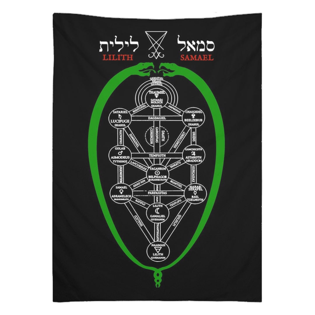 Qliphoth Sitra Ahra Tree of the Abyss Tapestries - Etsy