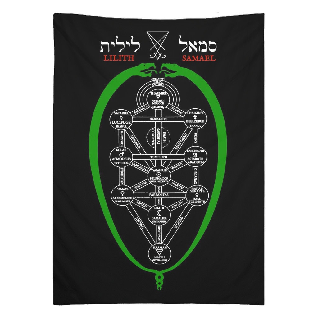 Qliphoth Sitra Ahra Tree of the Abyss Tapestries - Etsy