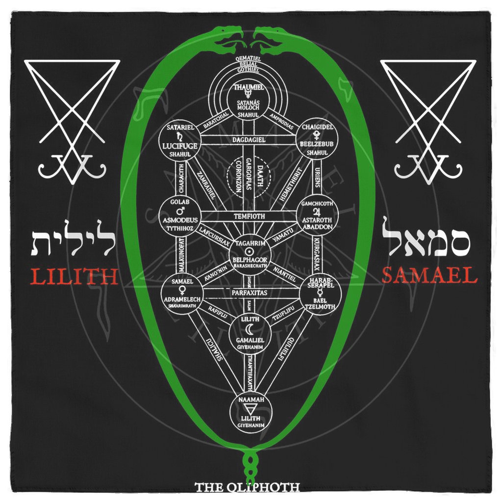 Serpent Green Qliphoth Luciferian Altar Cloth - Etsy Ireland