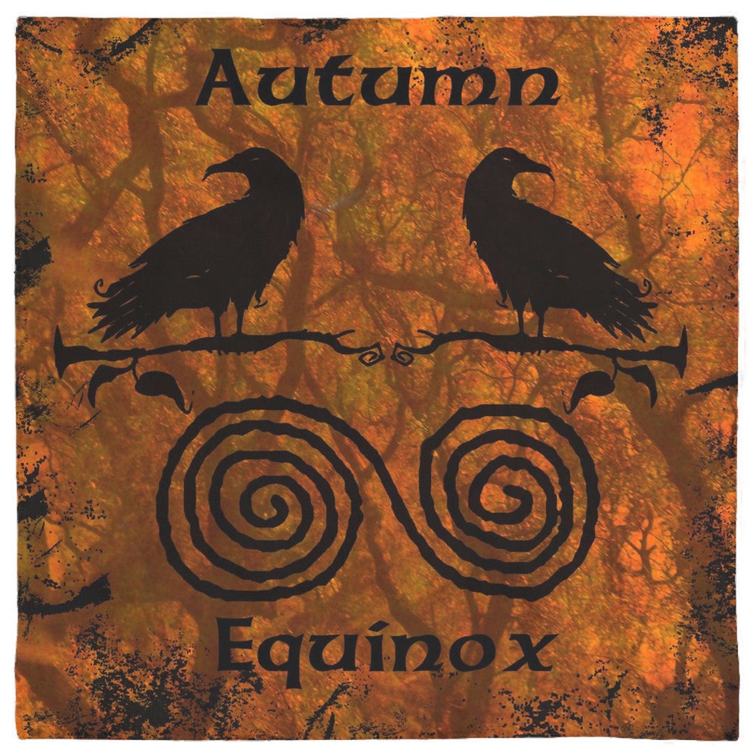 Witchcraft Altar Cloth - Autumn Equinox (mabon) - Etsy