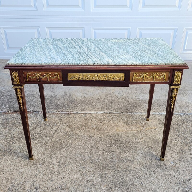 Marble Top Desk - Etsy