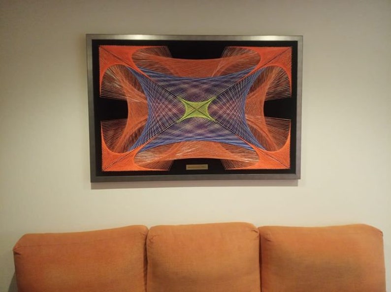 Three-dimensional Space - String Art - Picture - Fernando Salinas ...