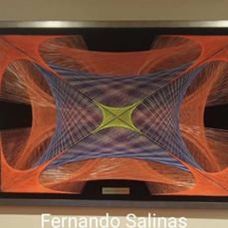 Three-dimensional Space String Art Picture Fernando | Etsy