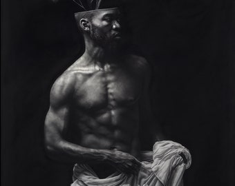 Reserve Jono Dry Pencil Drawing Print - Etsy