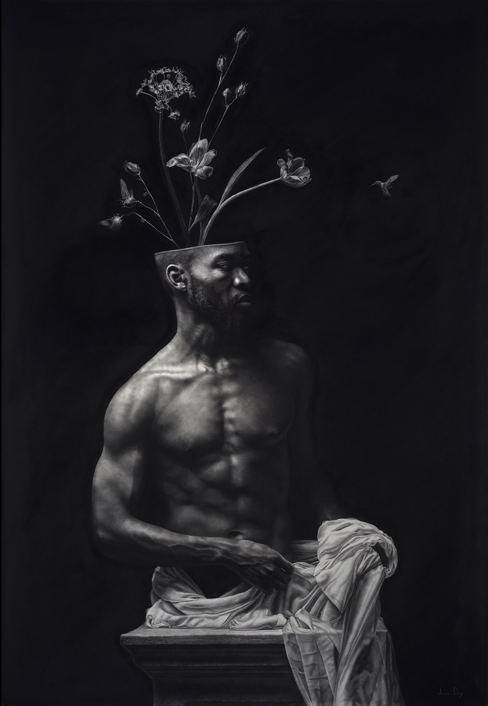 Buy Sage Jono Dry Pencil Drawing Print Online in India - Etsy