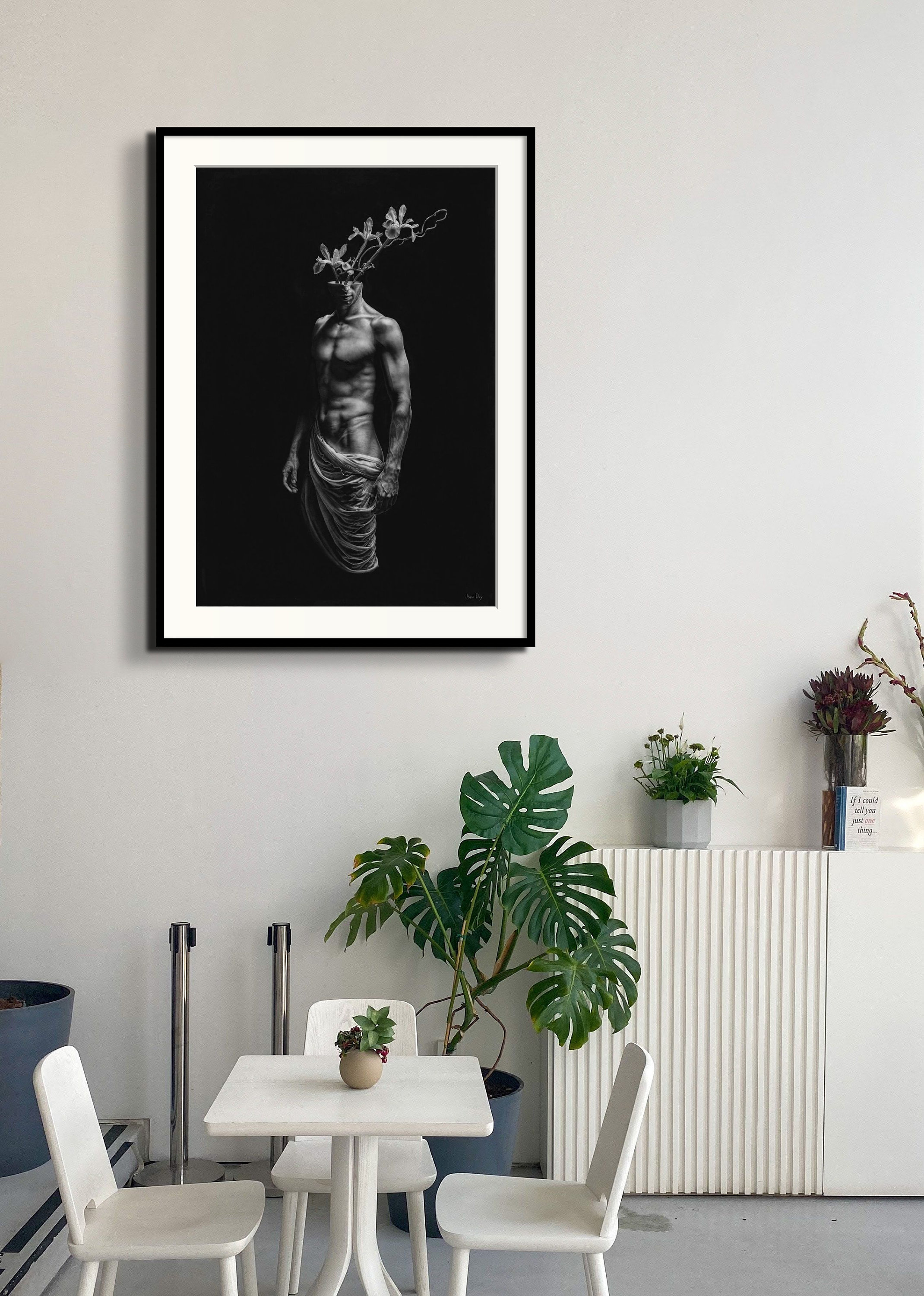 Iris Jono Dry Pencil Drawing Print - Etsy