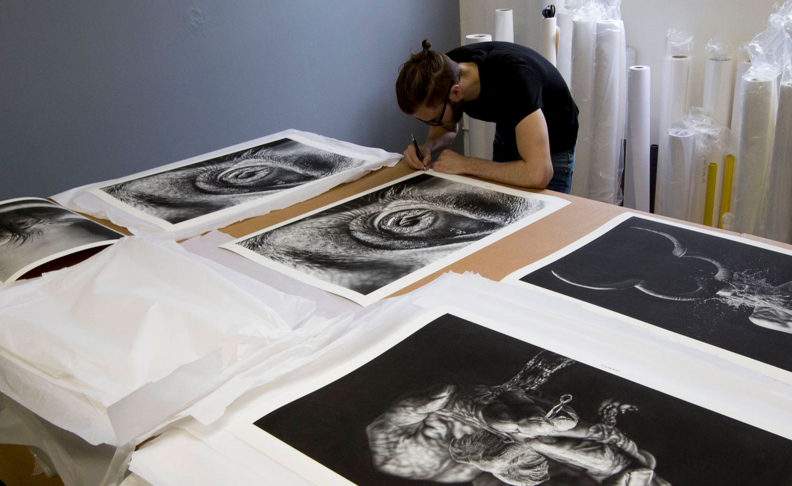 Ritual Jono Dry Pencil Drawing Print | Etsy