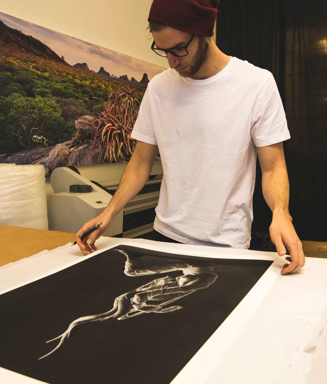 Restrained, I Unravel Jono Dry Pencil Drawing Print - Etsy