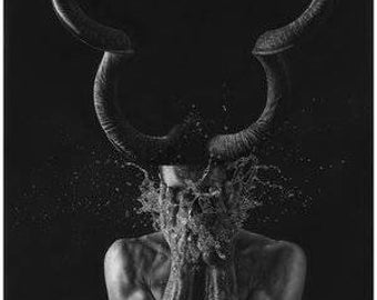 Ritual Jono Dry Pencil Drawing Print | Etsy