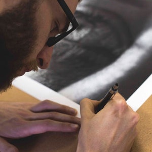 Sunset - END OF RUN - Jono Dry Pencil Drawing Print - Etsy