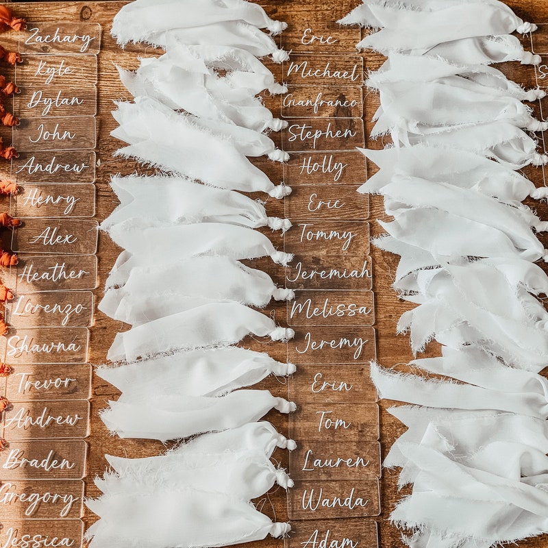 Wedding Name Tags - Etsy