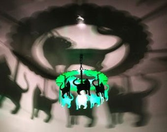 Cat Ceiling Light - Etsy