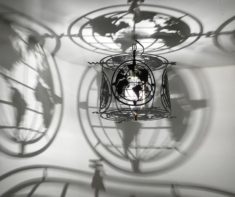 WORLD SHADOW LIGHT, Shadow Light, Chandelier, Lights, Lighting, Gift ...